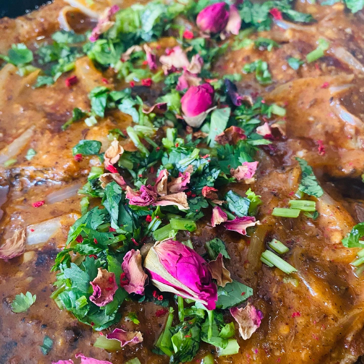 Cod with Spicy Harissa & Rose – Fassler Gourmet